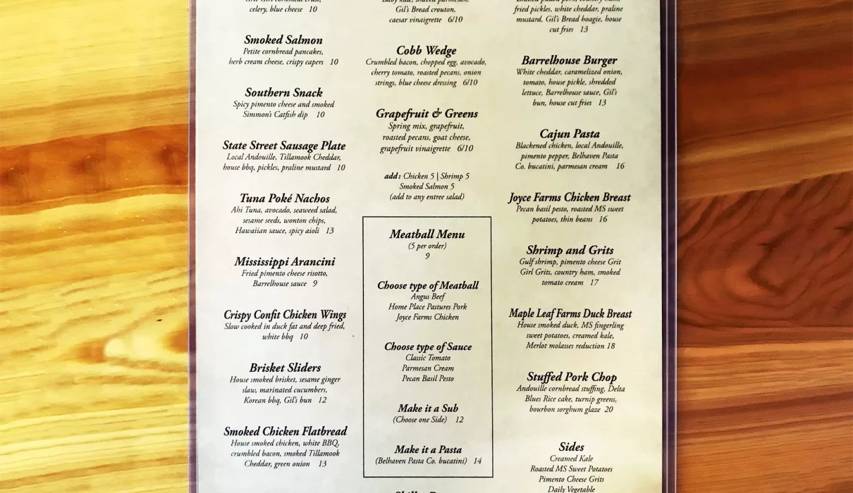 Printed Menus - Idea Makers